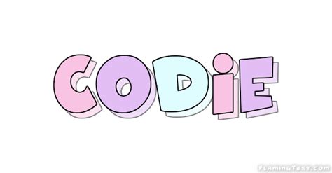 Codie Logo Free Name Design Tool From Flaming Text