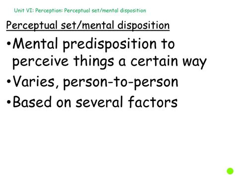 Unit VI: Perception: Perceptual constancy - ppt download