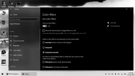 Windows 10 Shortcut To Switch Between Black And White And Color Mode