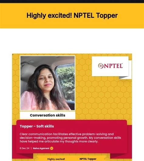 Neha Agarwal On Linkedin Certification From Iit Kanpur