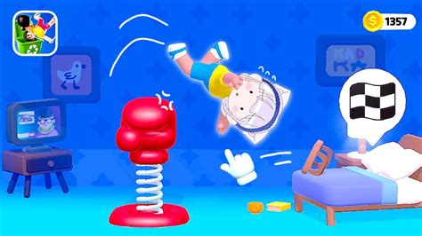 흐느적 거리는 젤리맨 점프시키기 Lazy Jump Game Youtube
