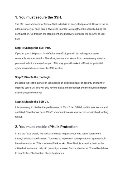 Ppt 10 Easy Tips For Securing Your Cpanel Server Powerpoint Presentation Id11677038