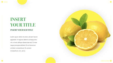 Lemon Ppt Template Free Powerpoint Templates