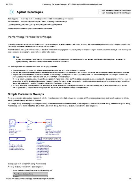 Parametric Sweeps In Ads Pdf Variable Computer Science String