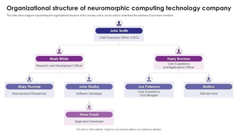 organizational structure of neuromorphic computing pitch deck ppt sample ppt example