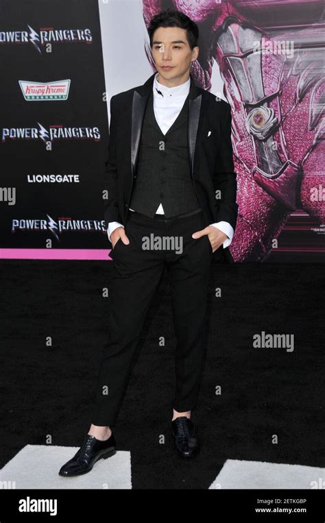 Ludi Lin Arrives At Sabans Power Rangers Los Angeles Premiere Held
