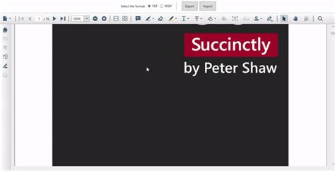 Save Memory By Exporting And Importing Annotations In Wpf Pdf Viewer