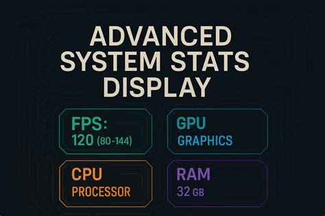 advanced system stats display fps counter utilities tools unity