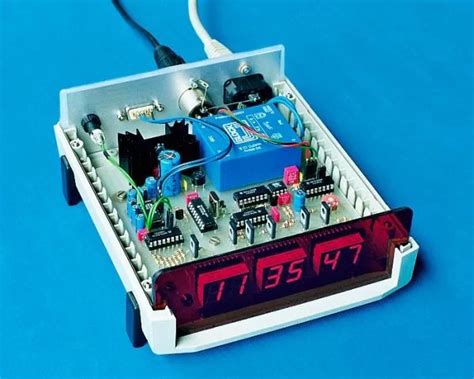 a dcf77 clock with rs232 interface using pic16f84