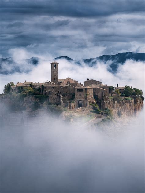 1650x2200 Civita Di Bagnoregio Town 1650x2200 Resolution Wallpaper HD