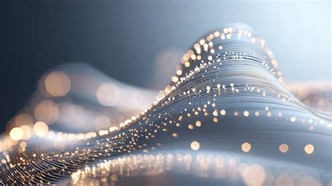 Pastel Colored Abstract Dark Waves Flowing Gently With Sparkling Creating Abstract Background