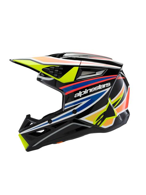 Sm3 Youth Wurx Helmet Ece06dot Black Motocross Helmets Alpinestars