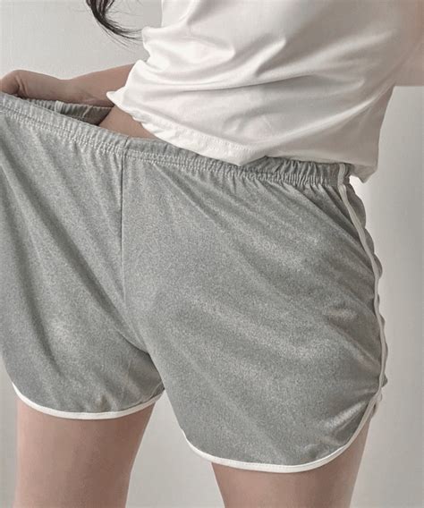 당일🚀11💕돌핀🐋 랍빠 트레이닝 배색 3부 트레이닝 팬츠 반바지 꾸안꾸 핫팬츠 숏팬츠 돌핀팬츠 에이블리