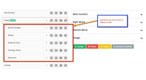 Magento Mega Menu Extension Drag Drop Menu Module