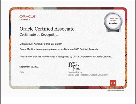 Saketh Chintalapudi On Linkedin Connections Oraclecertification Machinelearning