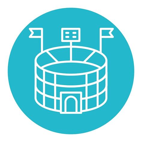 Stadium Vector Illustration Style Premium Vector