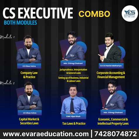 Cs Executive Both Modules New Syllabus Evara Education
