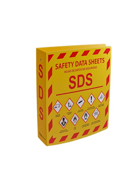 Yellow Safety® 1 Pack Msds Sds Binder 2024 Requirements Heavy Duty
