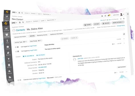 New Improvement Management Console Redesign OroCommerce