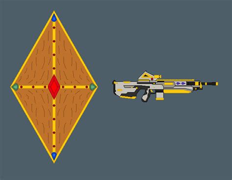 Commission Shield And High Tech Rifle By Ryuryugami On Deviantart