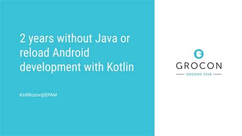 2 Years Without Java Kotlin Only Pdf Web Development Internet