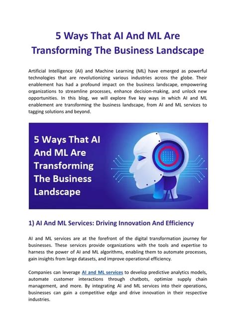 PPT - How AI and ML are Transforming Industries PowerPoint Presentation ...