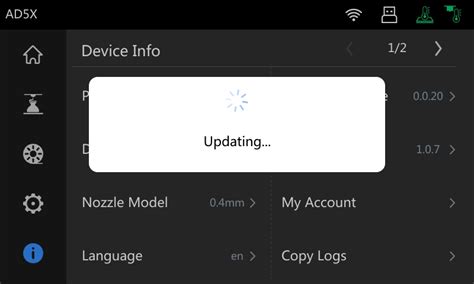 Firmware Upgrade Flashforge Wiki