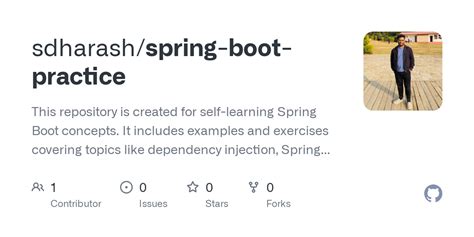 Github Sdharashspring Boot Practice This Repository Is Created For