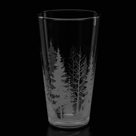 Pine Tree Forest Pint Glass