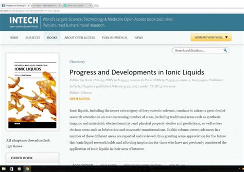 Pdf Imidazolium ­based Ionic Liquid Binary Solvent System As An Extraction Medium In Enhancing