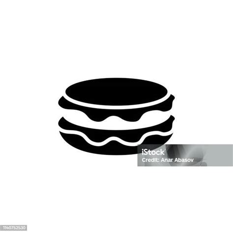 마카롱 음식 과자 아이콘입니다 빵집과 사막 고립 된 아이콘의 요소입니다 프리미엄 품질의 그래픽 디자인 아이콘입니다 웹사이트 웹 디자인에 대 한 표지판 및 기호 컬렉션 아이콘