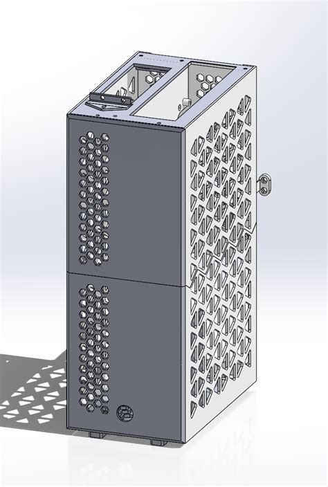 NutCase Vertical ITX PC Case By Crypt Download Free STL Model