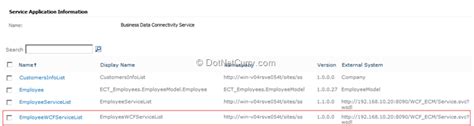 sharepoint 2010 connecting to wcf service as external content type