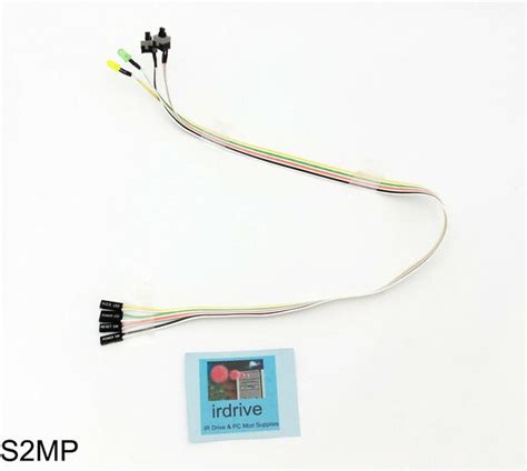 20 Front Panel Pc Case On Off Reset Switch Power Hdd Led Connector Ca