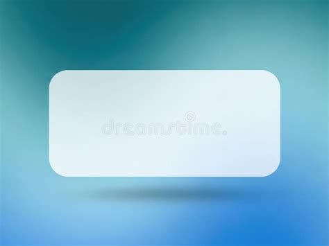 White Rectangle Icon Isolated On White Background Stock Illustration