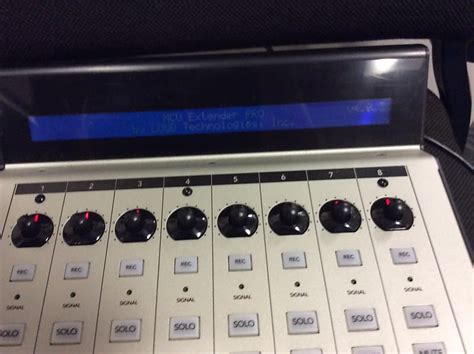 Mackie Mcu Pro Ex Controller 8 Fader Extender Silver Reverb