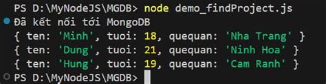Bài 3 Các Khái Niệm Và Thao Tác Cơ Bản Trong Nodejs Và Mongodb