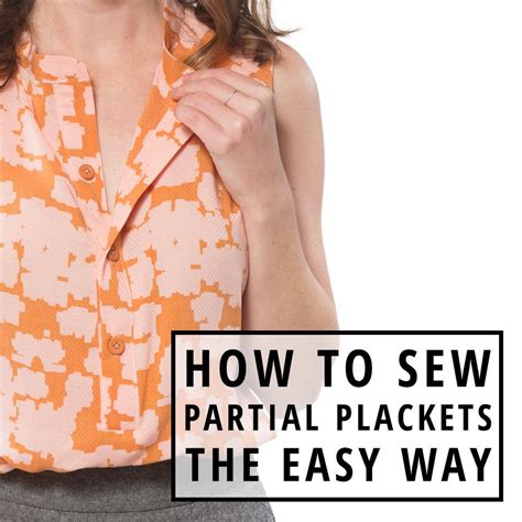 Can You Sew A Neck Placket Sewing A Collar Stand The Shirtmaking