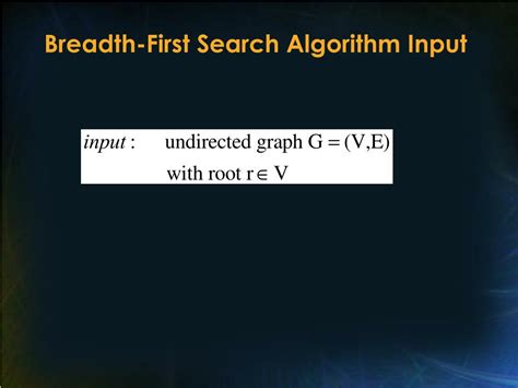 Ppt Breadth First Search Of Graphs Powerpoint Presentation Free