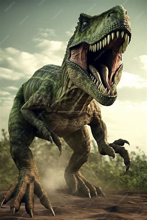 Premium Ai Image Realistic Trex