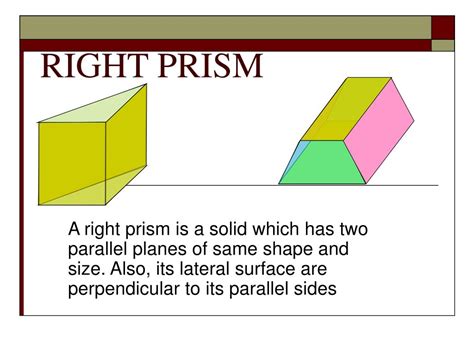 Ppt Right Prism Powerpoint Presentation Free Download Id7039040