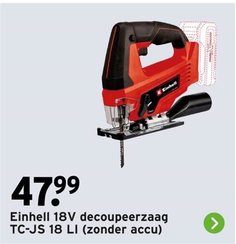 Einhell Decoupeerzaag Aanbieding Bij Gamma