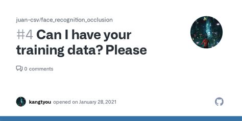 Can I Have Your Training Data Please · Issue 4 · Juan Csvface