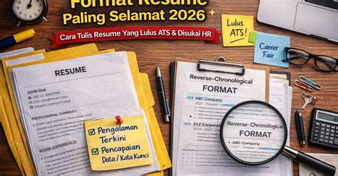 Format Resume Paling Selamat 2026 Ini Cara Tulis Resume Yang Lulus Ats
