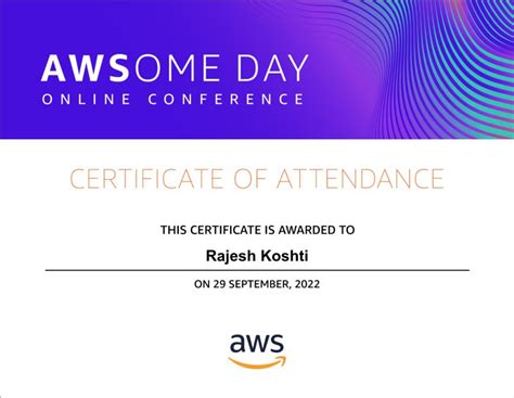 Rajesh Koshti Csm® On Linkedin Awesomeday Awstraining Aws