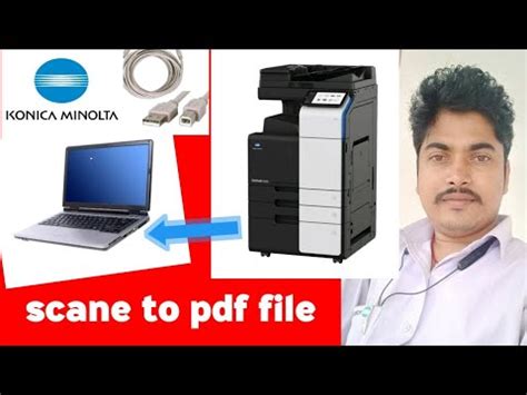 Konica Minolta Color Digital Machine Bizhub C250i Scan Karke Pdf File Kaise Banaye FTP YouTube