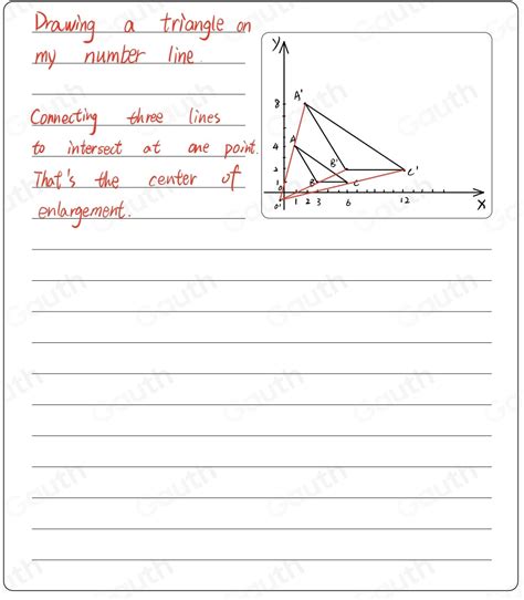 Solved Using A Scale Of 1cm To 1 Unit On Each Axis Draw Triangle Abc