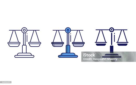 흰색 배경에 격리된 균형 선과 글리프 아이콘 천칭자리 벡터 그림 결정에 대한 스톡 벡터 아트 및 기타 이미지 결정 규모