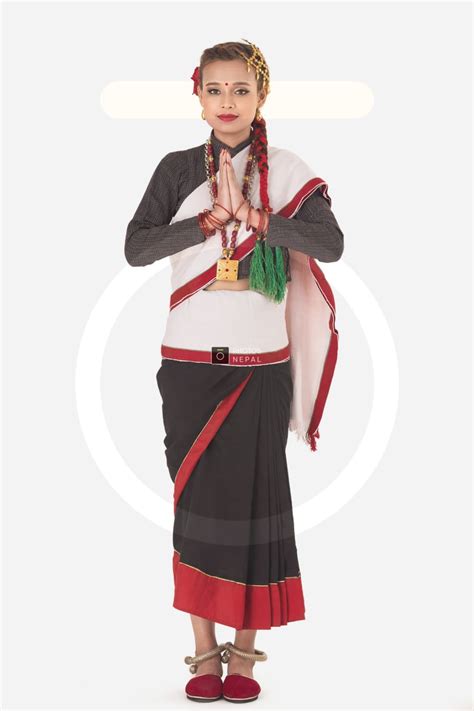 A Beautiful Newari Girl Doing Namaste Photos Nepal