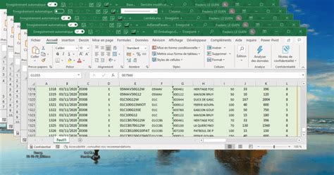 Réordonner Tous Les Classeurs Ouverts